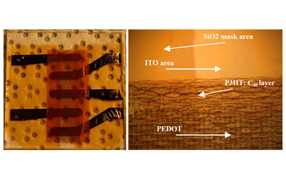 MicroFab喷墨打印应用案例——在ITO/玻璃上喷墨打印有机光伏器件 - 睿度光电 RUIDU