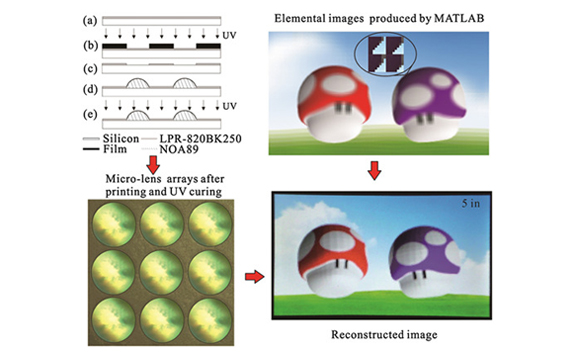MicroFab喷墨打印应用案例——3D显示器针孔/微透镜阵列（P/MLA） - 睿度光电 RUIDU
